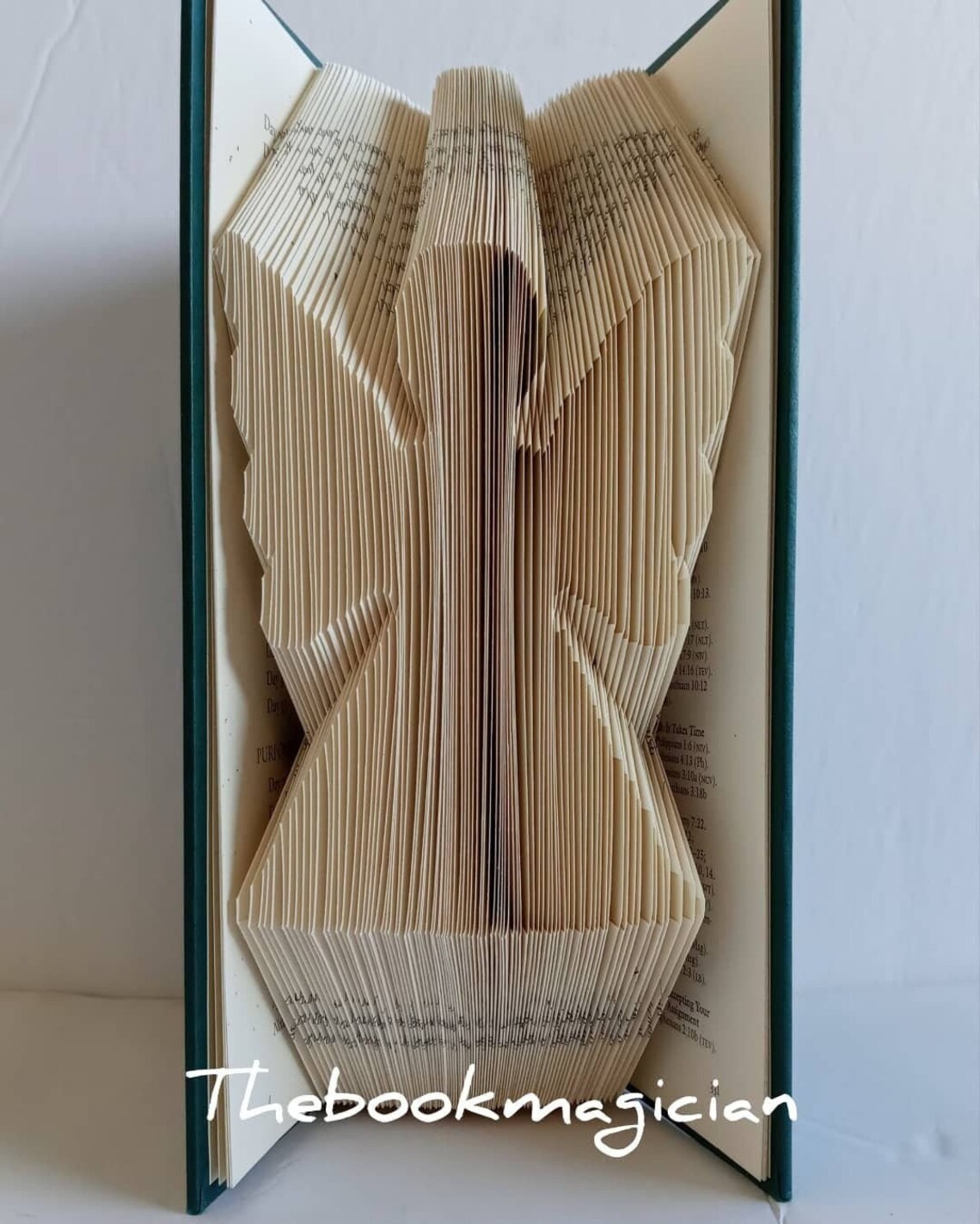 Angel Hand Folded Book Art Unique Gift Idea Home Decor - Etsy