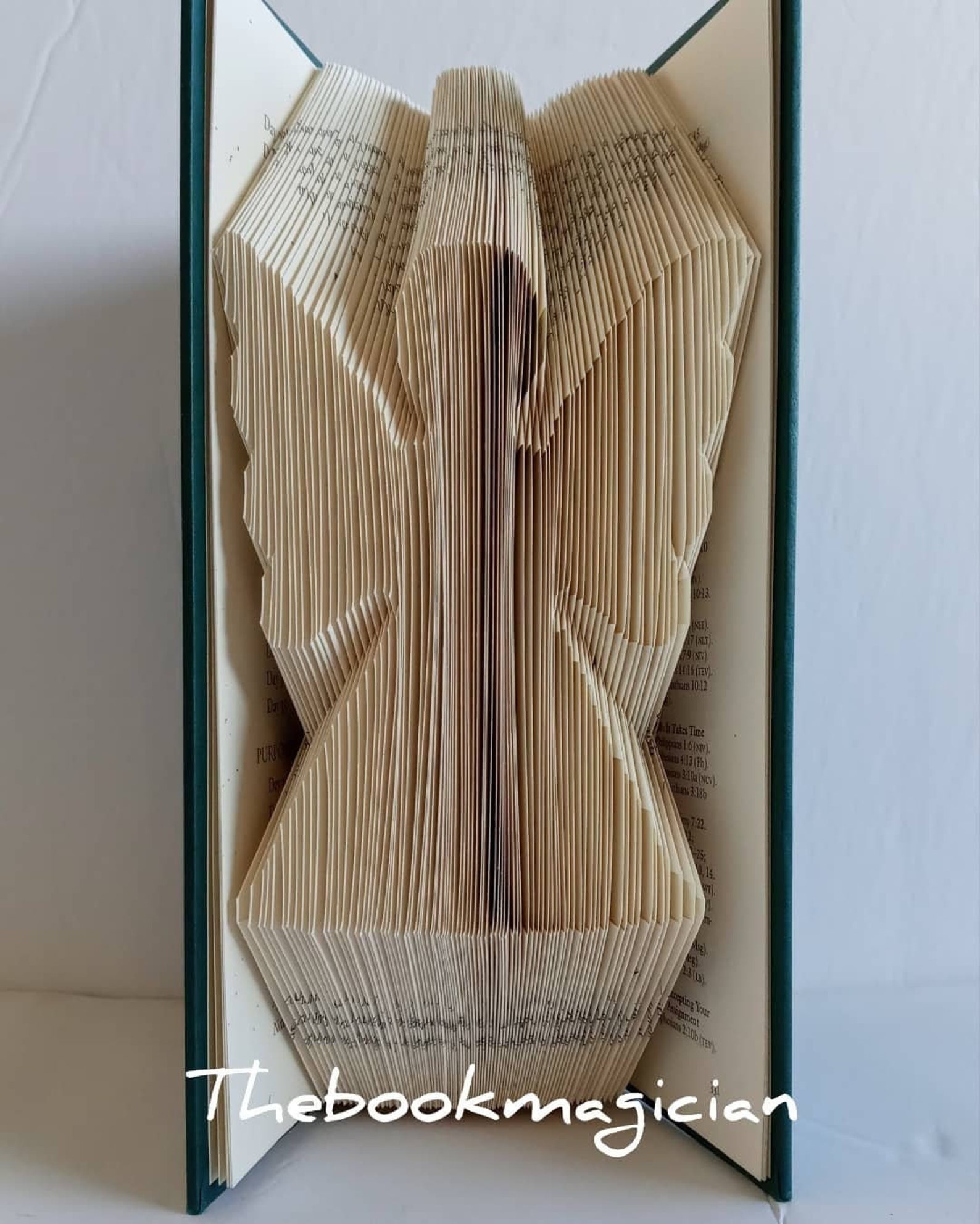 Angel Hand Folded Book Art Unique Gift Idea Home Decor - Etsy