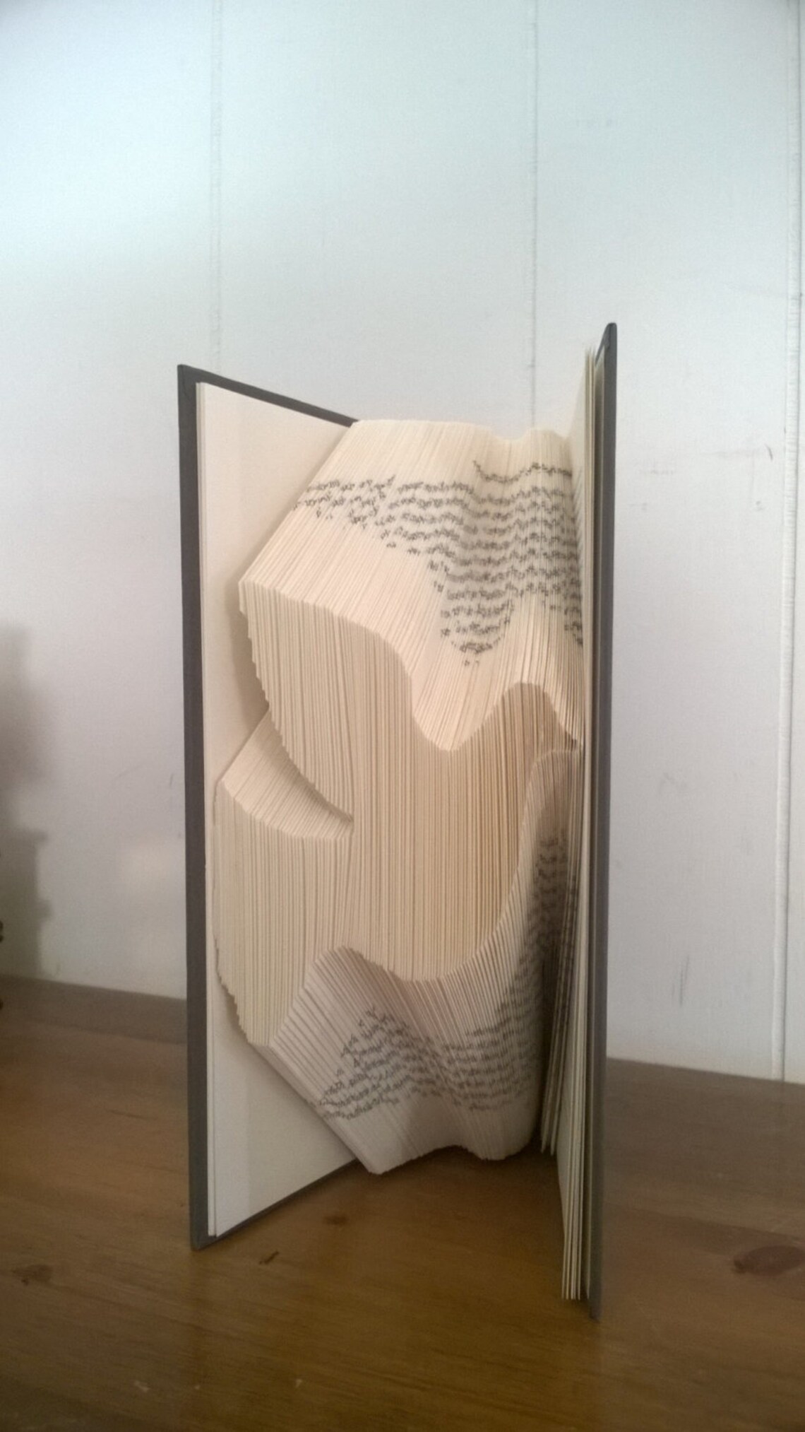 Dove Hand Folded Book Art Sculpture Unique Gift Bird Wedding | Etsy