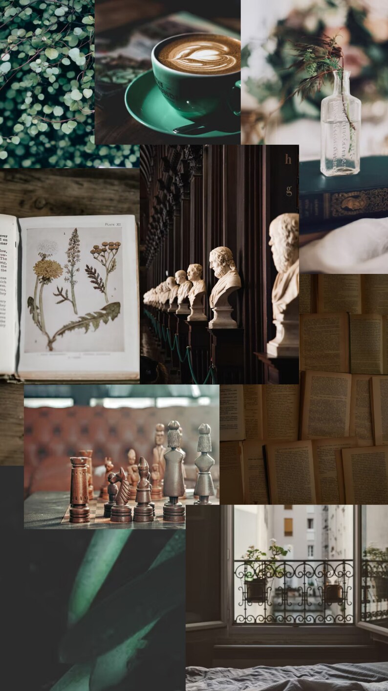 Academia Collage Wallpaper - Pack of Three - Etsy