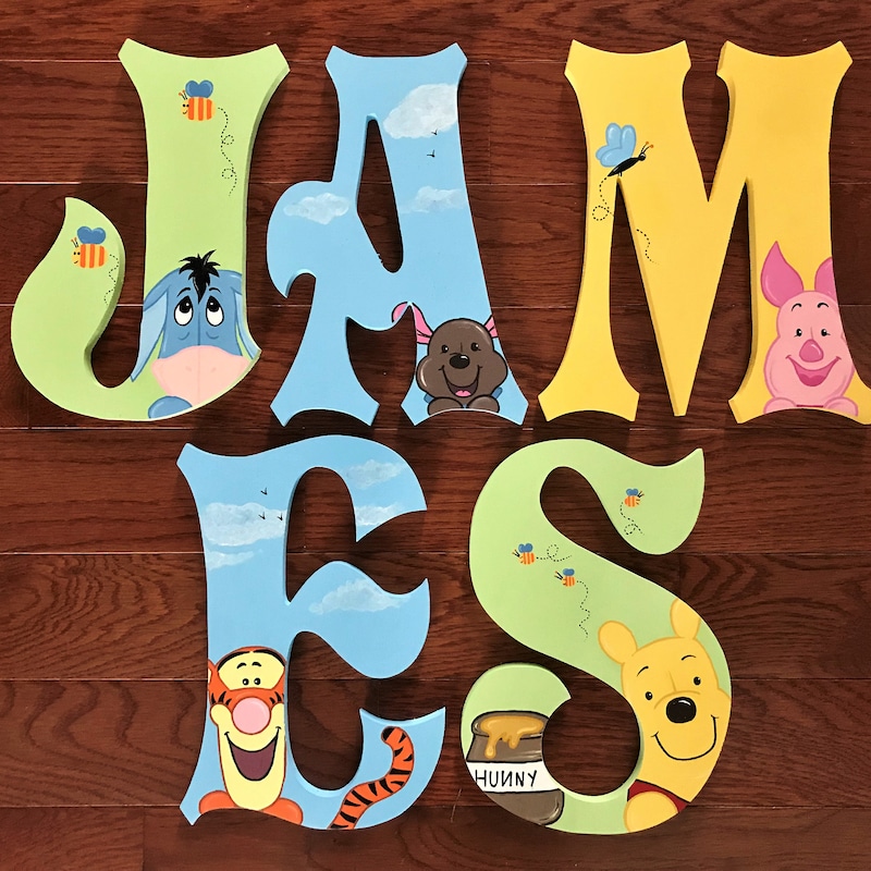 Classic Pooh Letters - Etsy