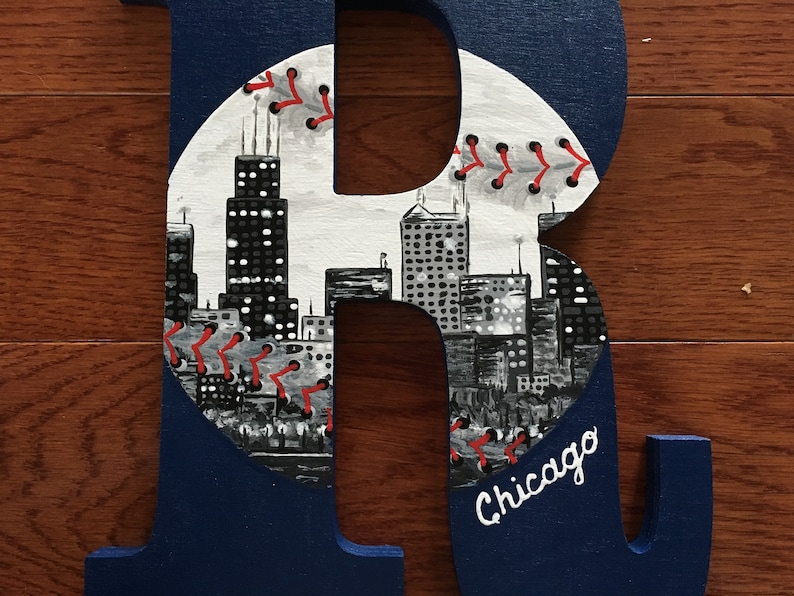 Custom Letters CHICAGO CUBS Cubbies Illinois Baseball Team MLB - Etsy