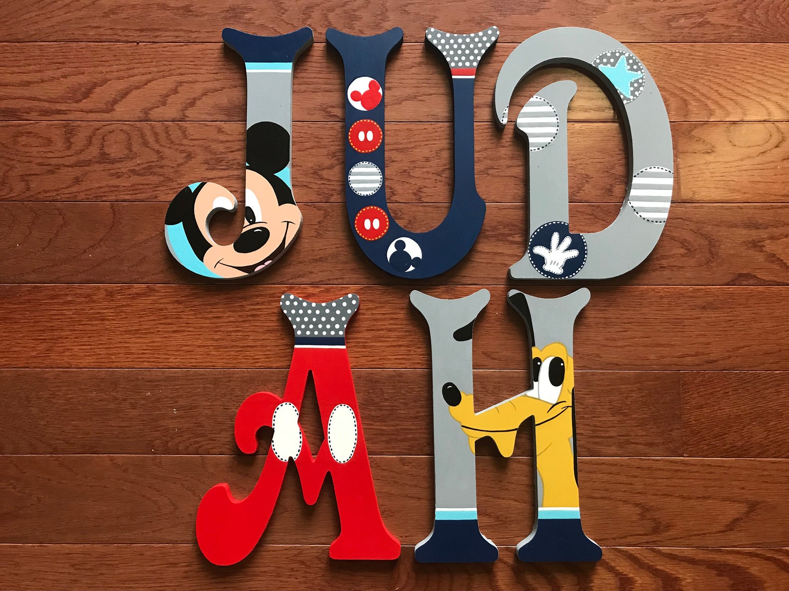 Custom Letters DISNEY MICKEY MOUSE Lambs & Ivy Magical Mickey - Etsy