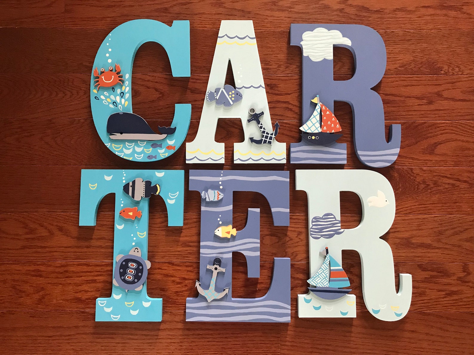 Custom Letters LAMBS & IVY OCEANIA Ahoy Sea Sweetie Ocean Sea Life ...