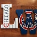 Custom Letters CHICAGO CUBS Cubbies Illinois Baseball Team MLB - Etsy