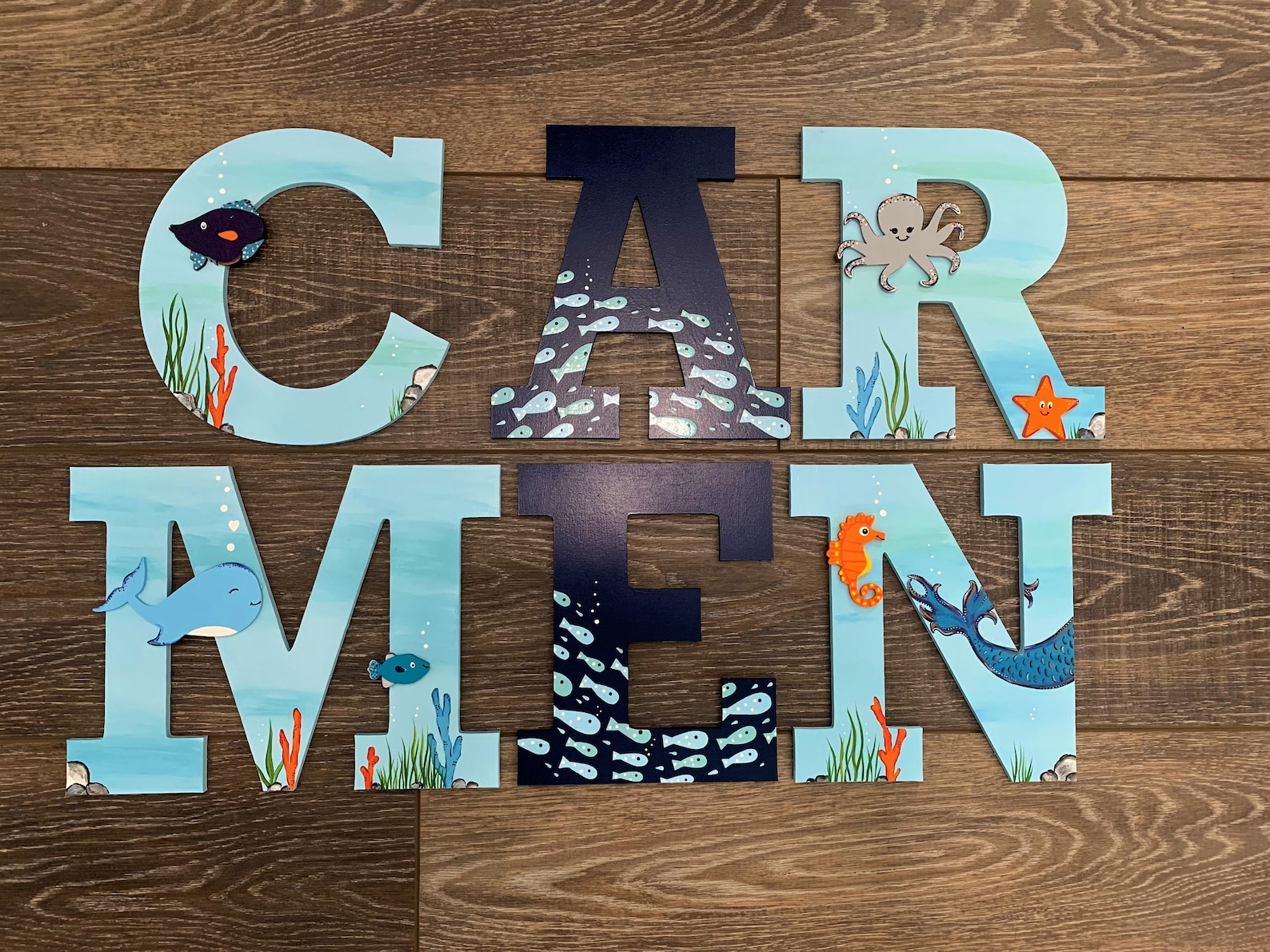 Custom Letters LAMBS & IVY OCEANIA Ahoy Sea Sweetie Ocean Sea Life ...