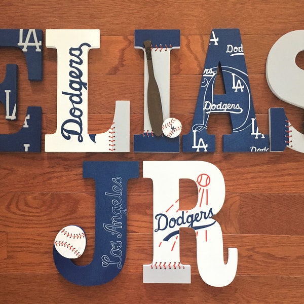 Dodgers Letters - Etsy