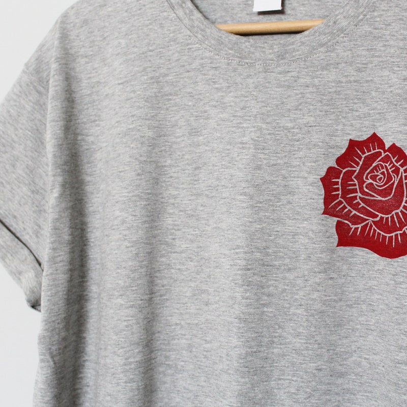 Men's Rose Print Shirt - Etsy