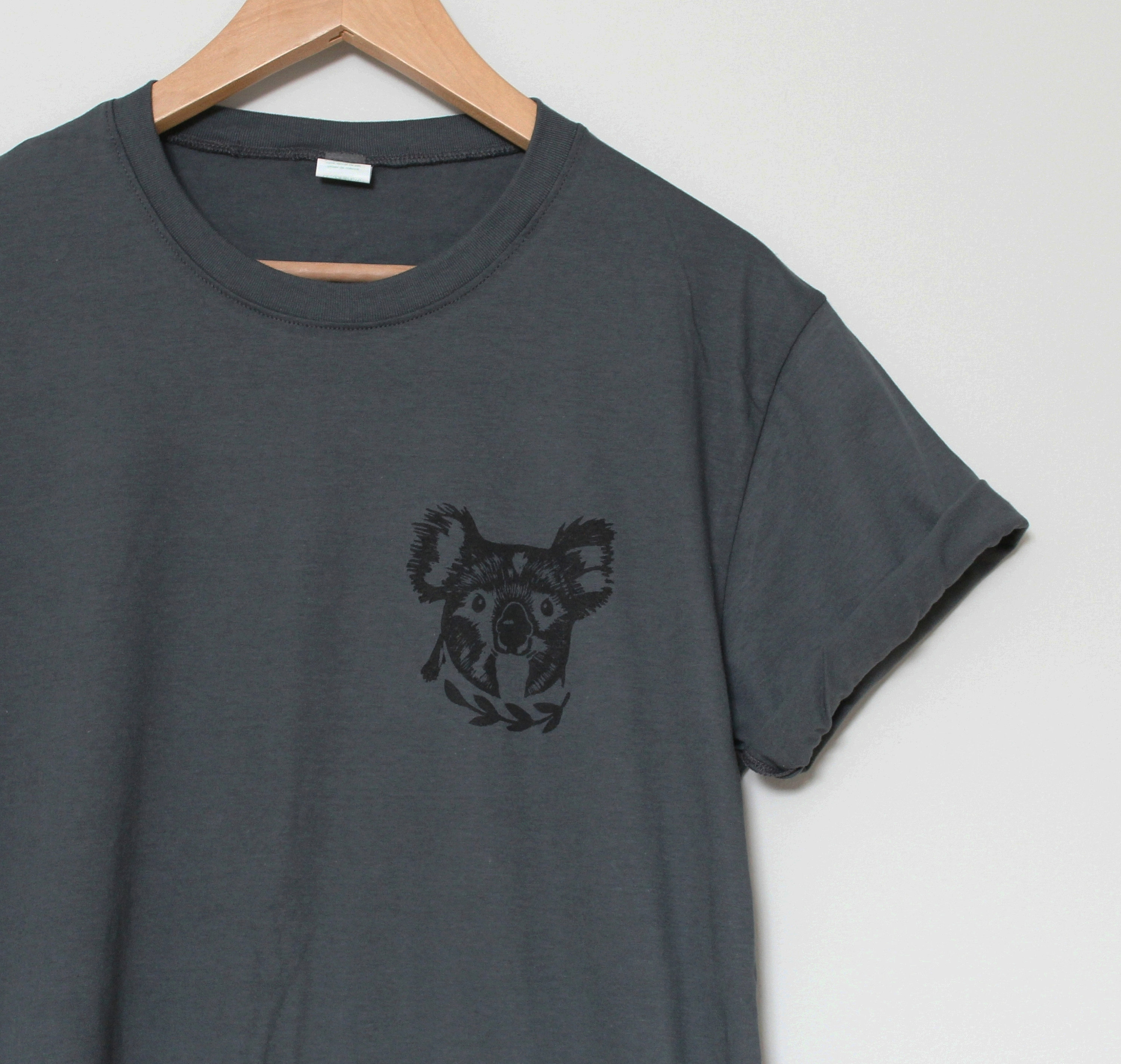 Koala T-shirt UNISEX Koala Bear Tshirt Hand Printed Animal - Etsy Canada