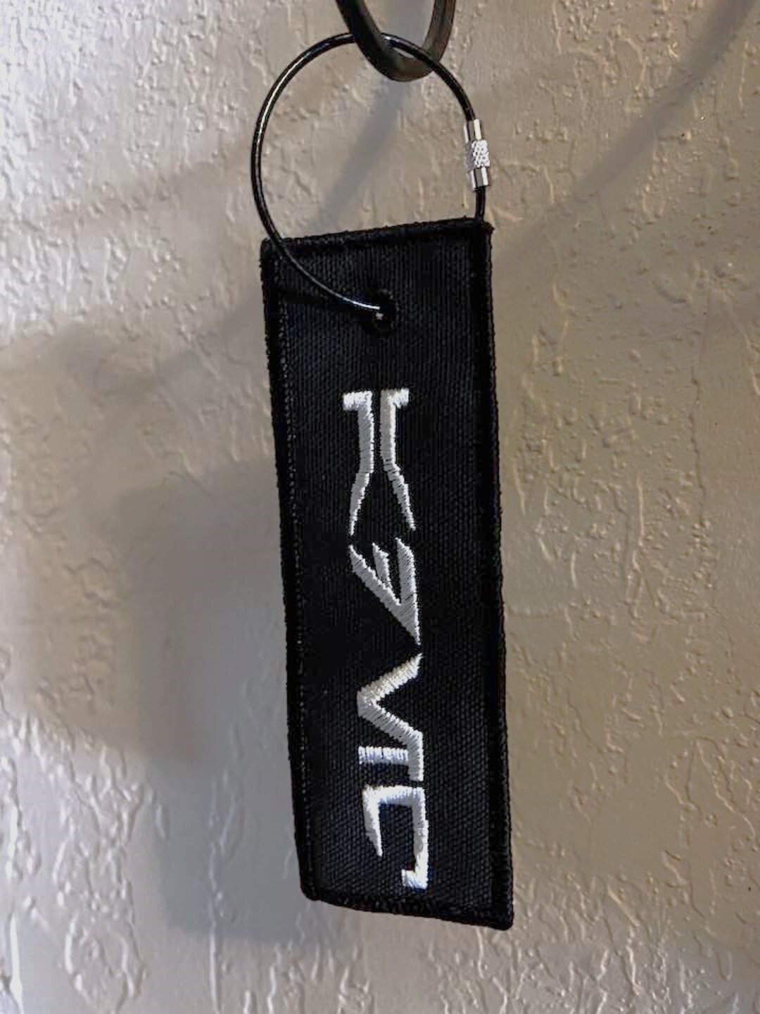 Custom Embroidered Aurebesh Keychain: Personalized Flight Tag - Etsy