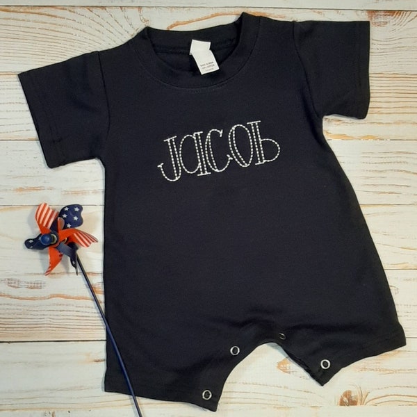 Boy Romper - Etsy