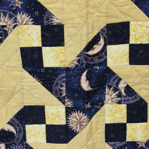 Moon Stars Quilt - Etsy