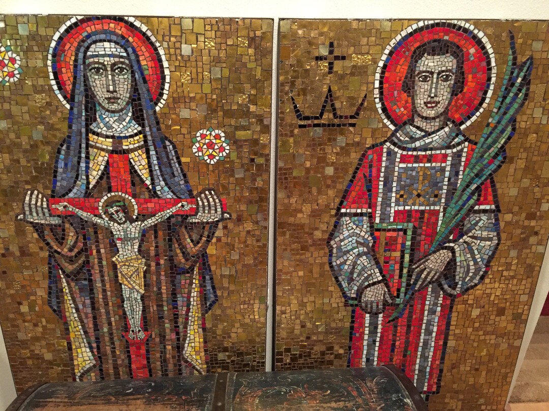 Mosaic Antique Icons From Church in Crete Destroyed in WWII - Etsy