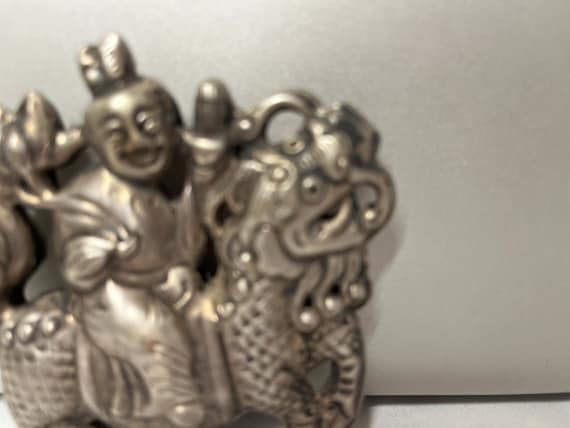 Antique Chinese figure Qing dynasty 1800s mythical si… - Gem