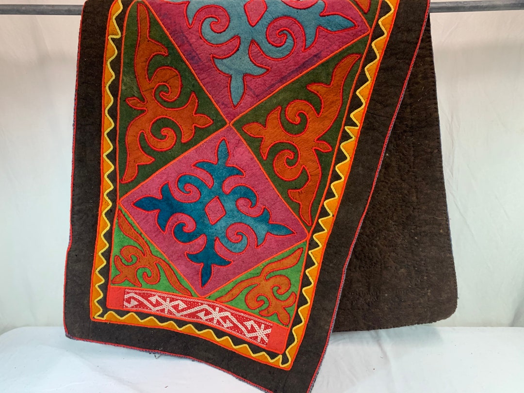 Uzbek Felt Tapestry Hand Made Vintage - Etsy UK