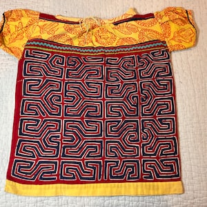 Mola Blouse Kuna Yala Panama 1970's Traditional XXS or Wall Decor - Etsy