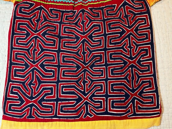 Mola blouse Kuna Yala Panama 1970's traditional XXS o… - Gem