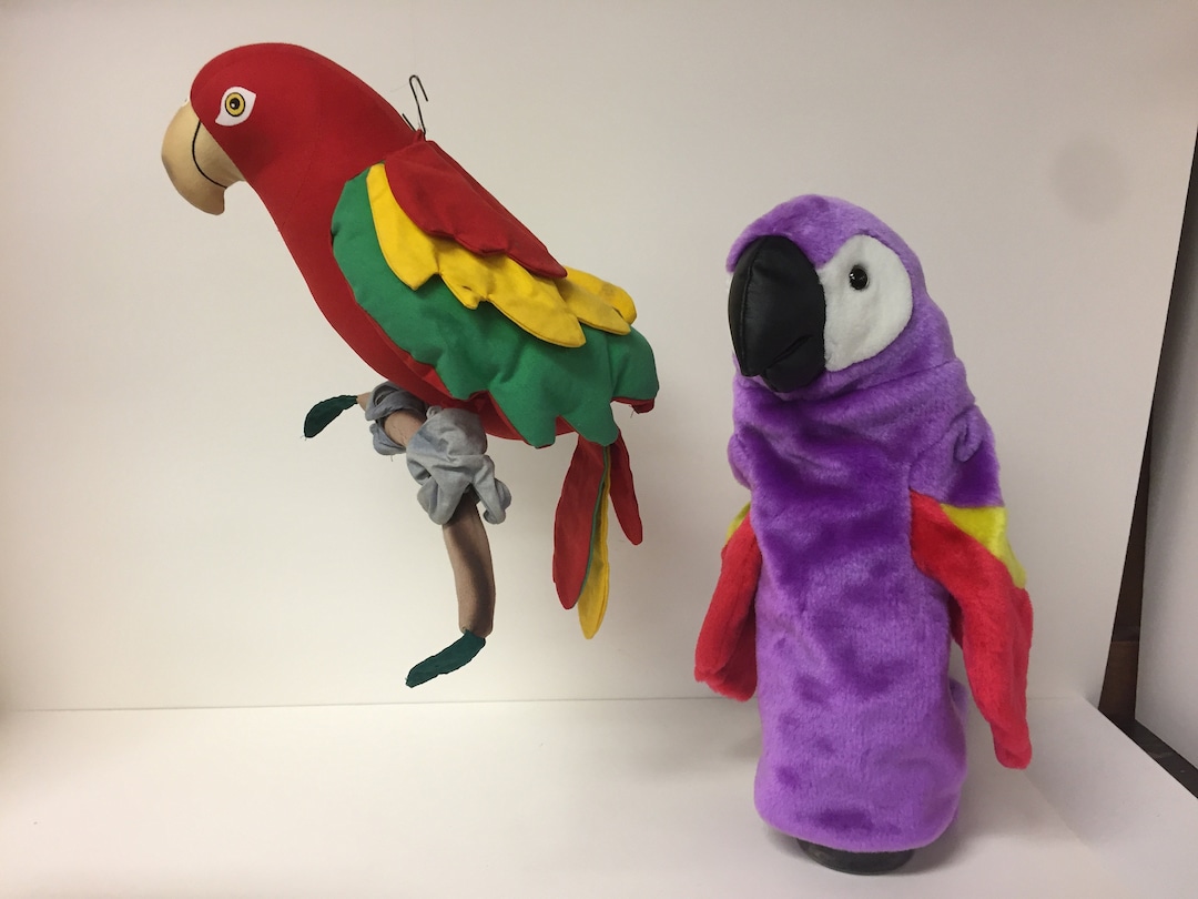 Puppets Toucan and Parrot - Etsy
