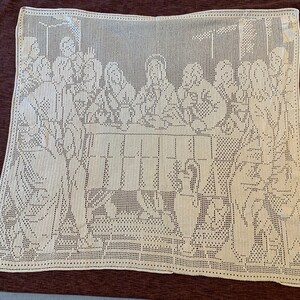 Last Supper Vintage Crochet - Etsy