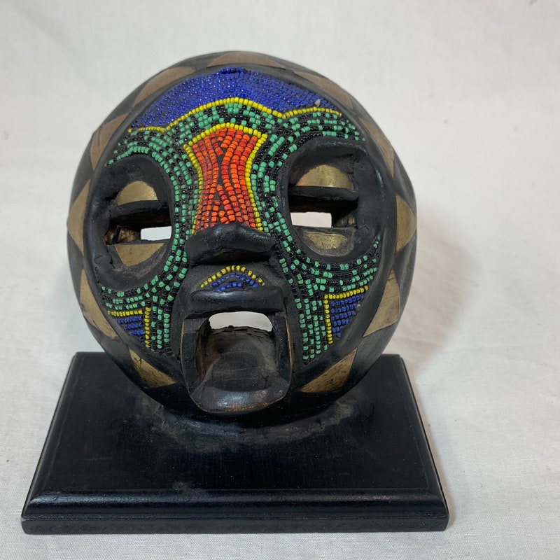 African Mask Stands - Etsy