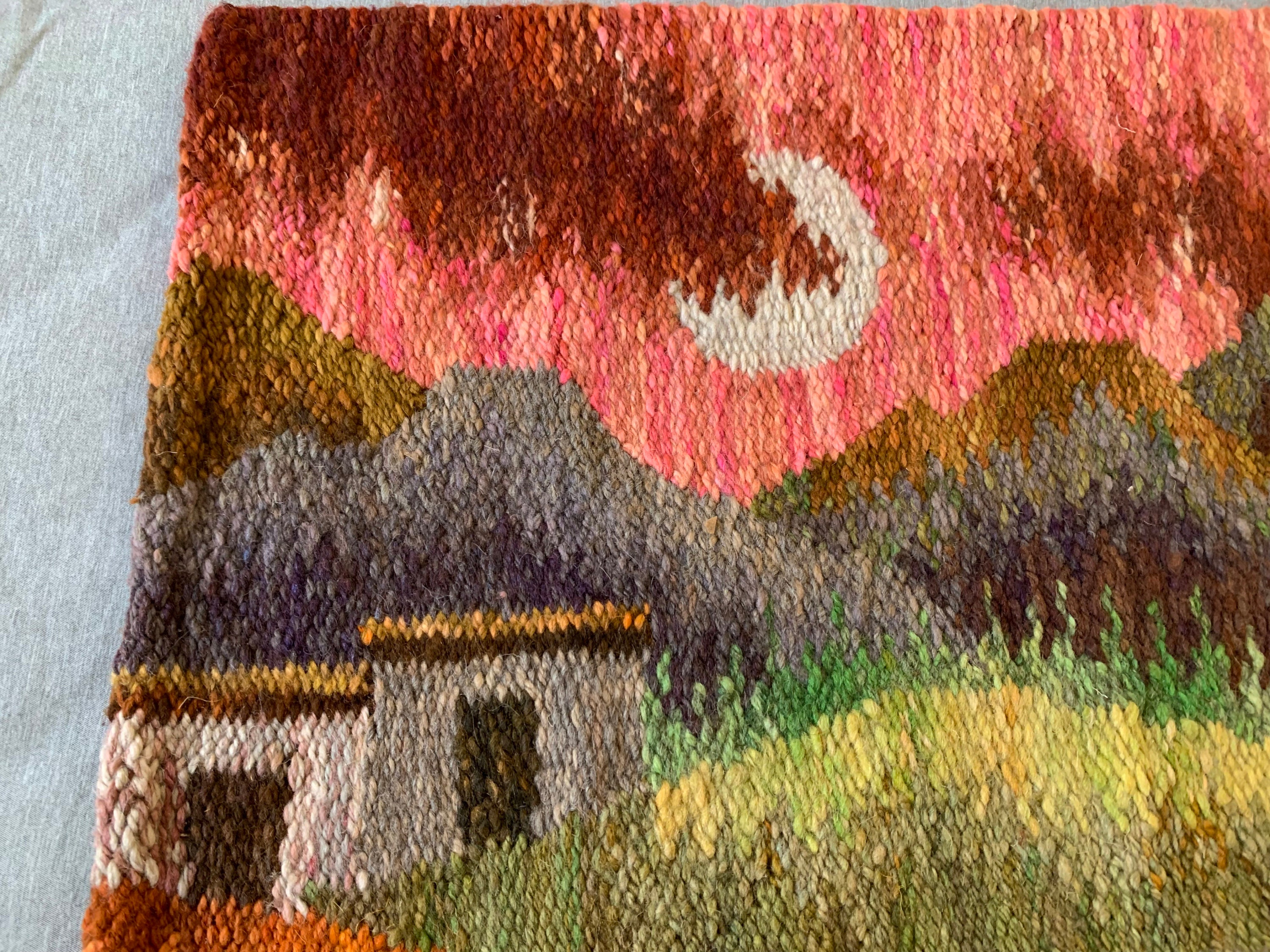 Tapestry Hand Woven SW Scene by Ocampo - Etsy