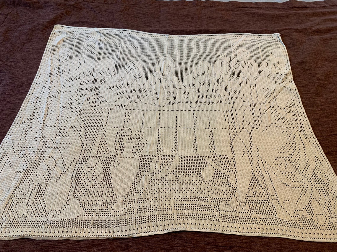 Last Supper Vintage Crochet - Etsy