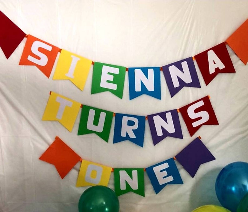 Party Banners Customised - Etsy