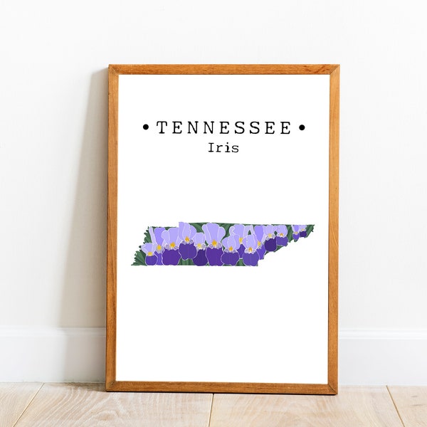 Tennessee Map Art - Etsy