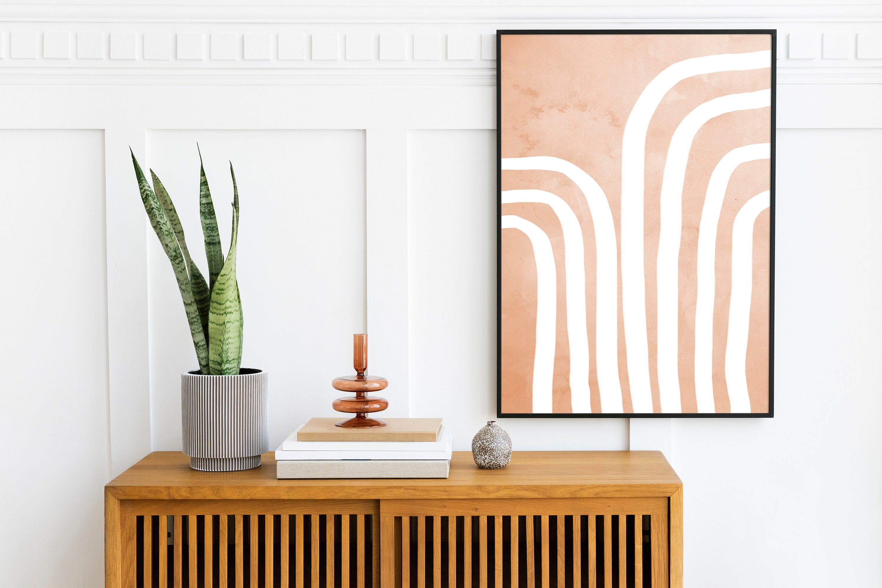 Neutral Boho Wall Art, Abstract Art Prints, Feminine Wall Art, Bohemian ...