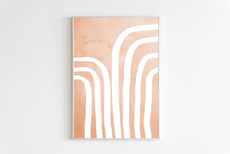 Neutral Boho Wall Art, Abstract Art Prints, Feminine Wall Art, Bohemian ...