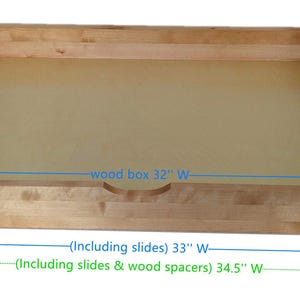 Solid Wood Drawer - Premade Size, Rustic Storage Solution for Home ...