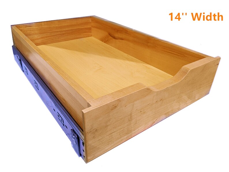 Soft Close Wooden Drawer Box Organizer Sliding Shelf Bathroom Vanity ...