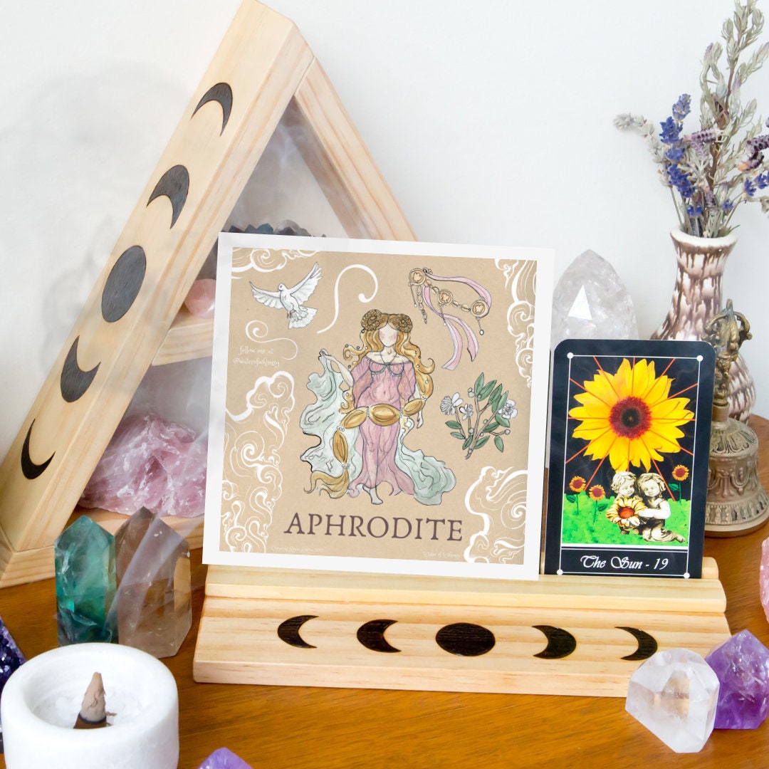 Aphrodite Icon Goddess & Deity Watercolor Illustration - Etsy
