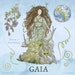Gaia Icon - Goddess & Deity Watercolor Illustration - Etsy