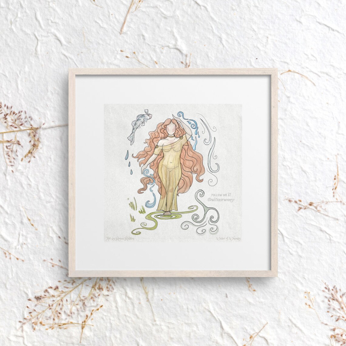 Danu Icon Goddess & Deity Watercolor Illustration - Etsy