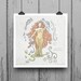 Danu Icon - Goddess & Deity Watercolor Illustration - Etsy