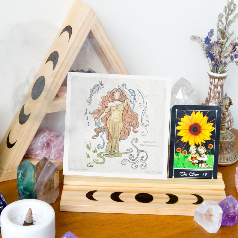 Danu Icon Goddess & Deity Watercolor Illustration - Etsy