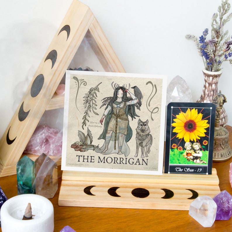 The Morrigan Icon Goddess & Deity Watercolor Illustration | Etsy