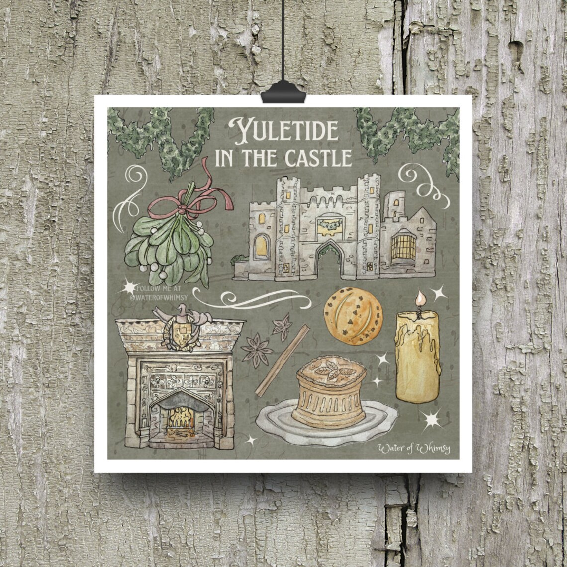 Yuletide in the Castle - Historical Wall Art - Etsy