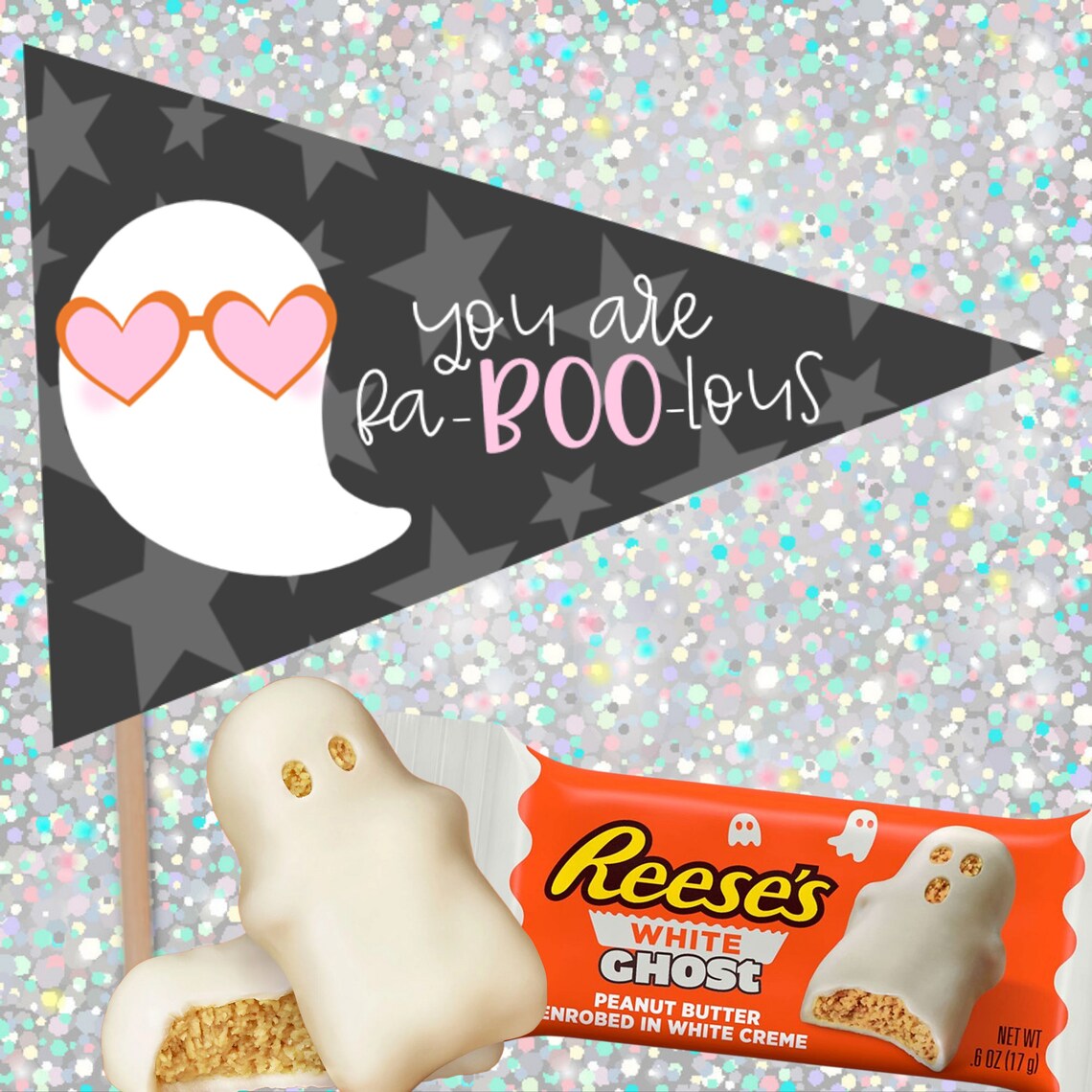 Boo Gift Tag Pennant Flag Instant Download Printable - Etsy