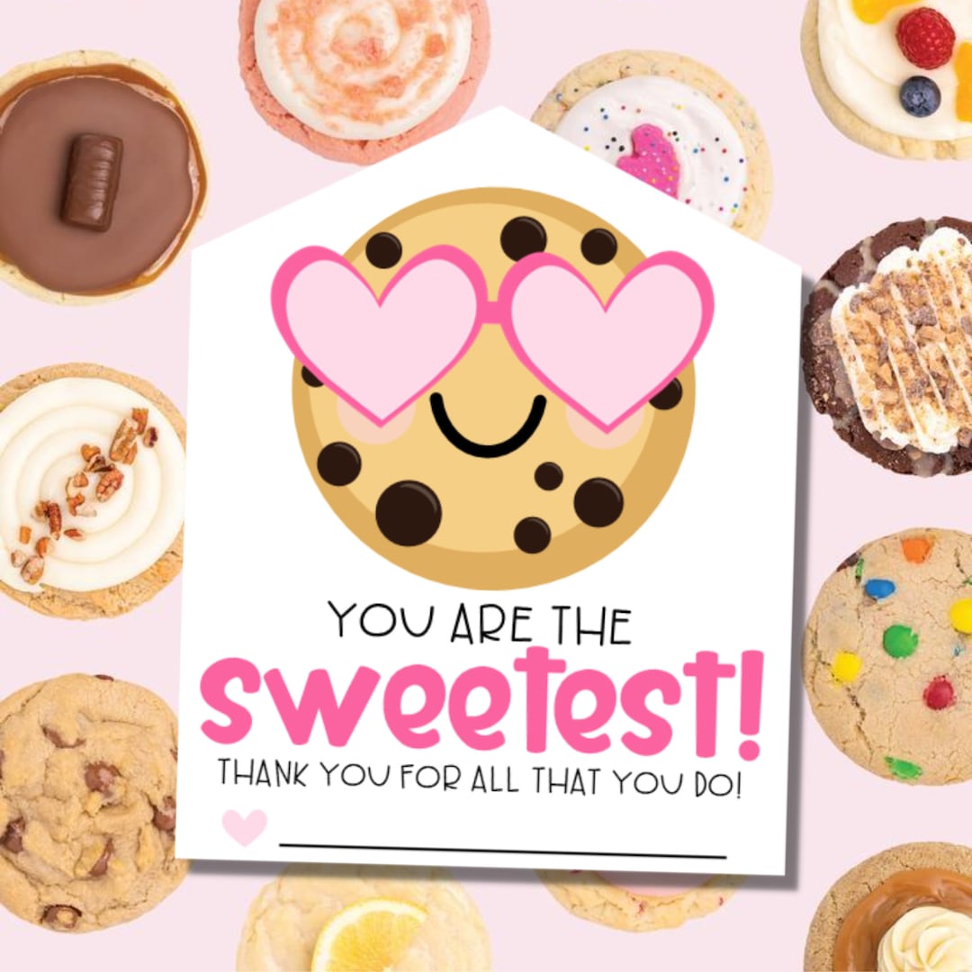 Sweet Appreciation Gift Tag Instant Download Printable - Etsy