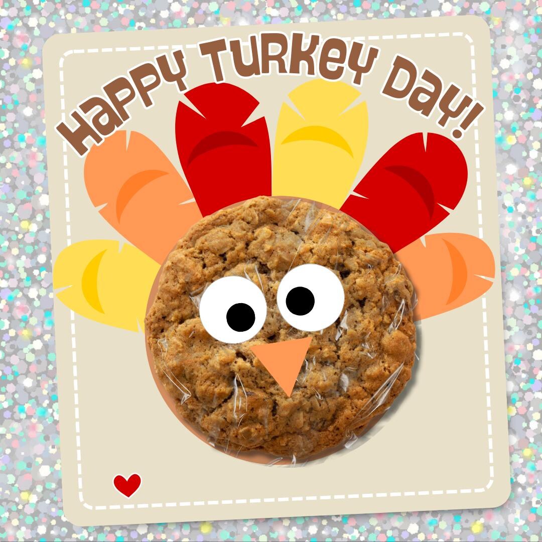 Turkey Day Gift Tag Instant Download Printable - Etsy