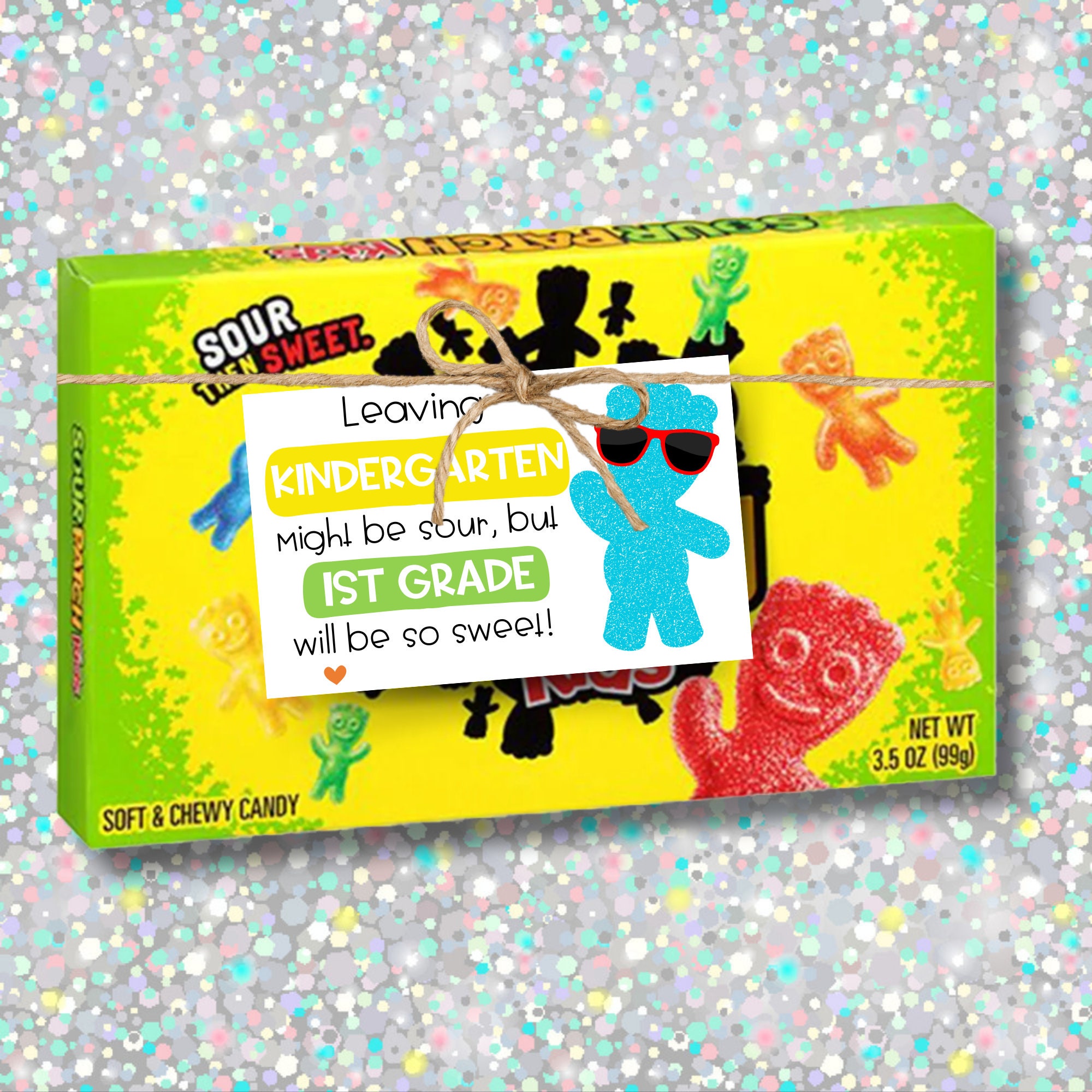 End of Year Sweet Sour Gift Tag Instant Download Printable - Etsy