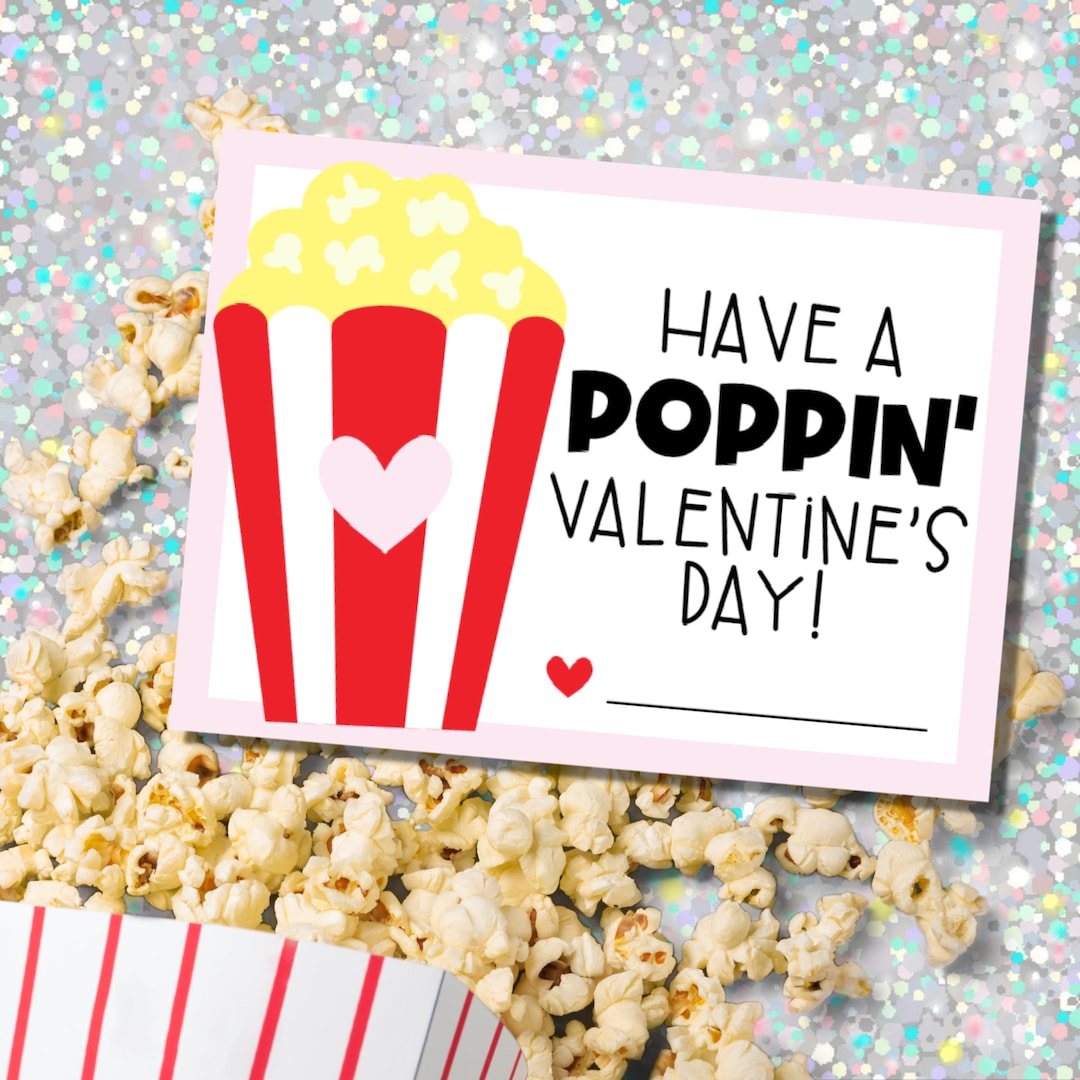 Have a Poppin Valentine's Day - Etsy