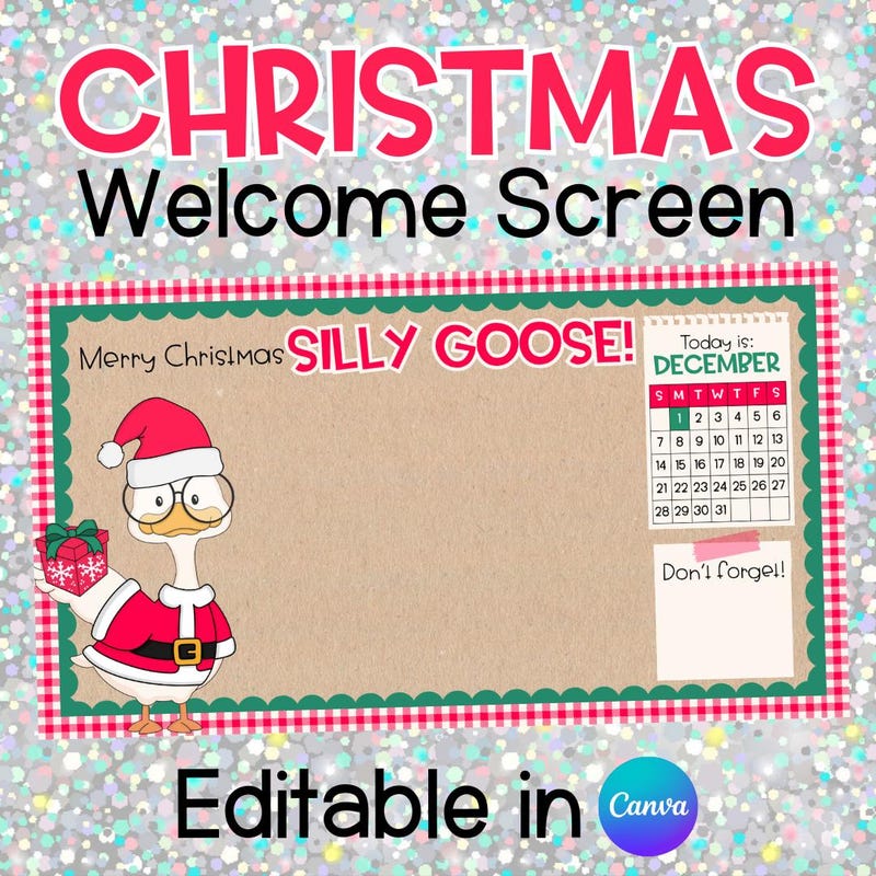 Christmas Daily Slides - Etsy