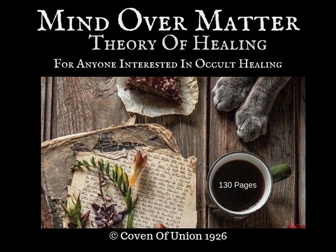 Mind Over Matter RARE! 130 Pages of Essential Information for Anyone ...