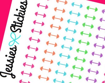 Workout stickers | Etsy