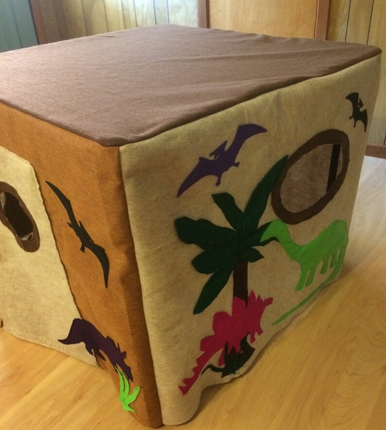 Dinosaur Card Table Playhouse | Etsy