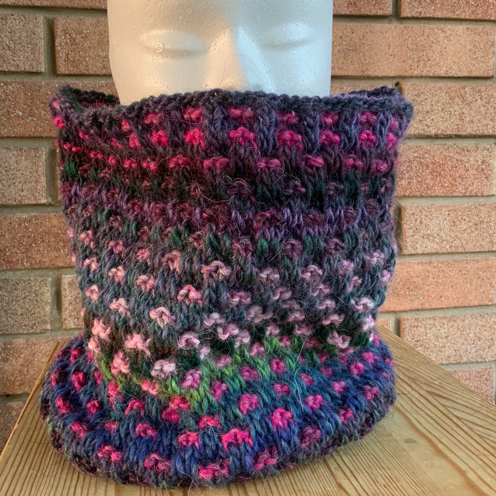 Slip Stitch Cowl - KNITTING PATTERN ONLY - No Finished Product - Adult ...
