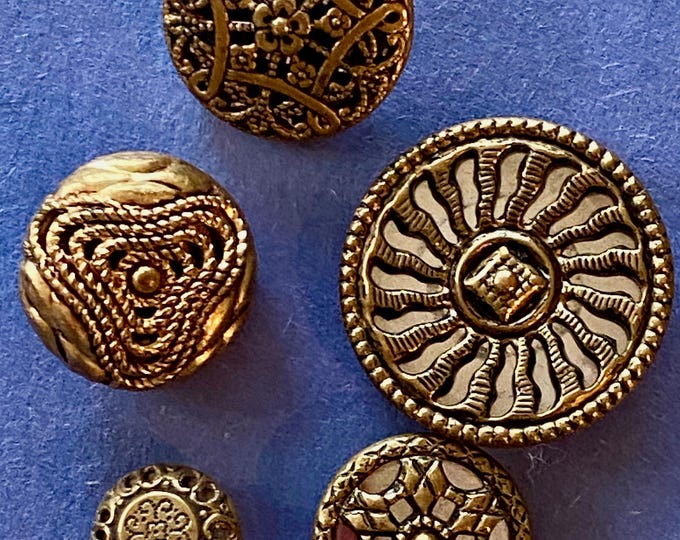 5 VINTAGE TWINKLE BUTTONS - Etsy
